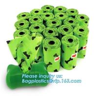 China Eco-Friendly Scented Baby Disposal Nappy Sacks 50 PCS Easy Tie Handles Garbage Baby Diaper Nappy Bag for sale