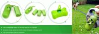China Biodegradable Compostable Dog Poop Bags 9x13 Inch 15 Mic Scented Tie Handle Pet Waste Bags for sale