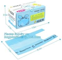 China Biodegradable Custom Pet Waste Bags 9x13 Inch 15 Mic Tear Resistant Compostable Diaper Nappy Bags for sale