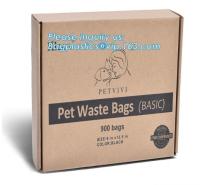 China EN13432 Certified Biodegradable Nappy Sacks 50 PCS 9x13 Inch Eco Friendly Scented Baby Disposal Bags for sale