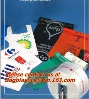 China Biodegradable HDPE Vest Handle T-Shirt Bags 20x30 Inch Eco Friendly Shopping Bags for sale
