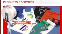 China Custom Printed HDPE T Shirt Bags with Gusset 8x12x4 Inch for Retail and Grocery Use for sale