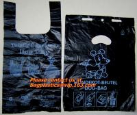 China HDPE Biodegradable T-Shirt Bags 100% Compostable EN13432 Certified Side Gusset Garbage Bags for sale