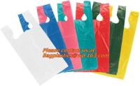 China Custom HDPE Vest Carrier Plastic Bag 7 Colors 2 Sides Gravure Printing Made in China for sale