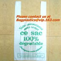 China HDPE 100% Virgin Material Transparent T-Shirt Bags on Roll Vest Bag 20x30cm for sale