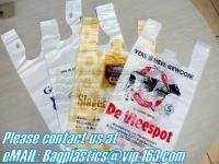 China Bulk T-Shirt Plastic Bags 350 Count 11.5 x 6.5 x 21 Inch HDPE Shopping Bags for Retail Restaurants for sale