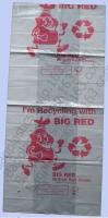 China Compostable Charity Donation Collection Bags 12x7x22 Eco Biodegradable T-Shirt Sacks for sale