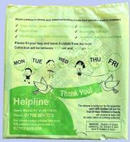 China Wholesale 45 Gallon Large Trash Bags 1.1 MIL Clear Heavy Duty Contractor Leaf Bags 100 Count for sale