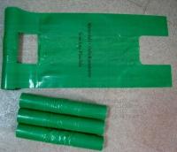China Compostable Lawn & Leaf Yard Waste Bags 13 Gallon Food Scrap Bags with Handles for sale
