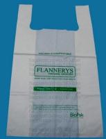 China Starch Biodegradable T Shirt Bags PLA PBAT 100% Compostable 3-96 Gallon Custom for sale