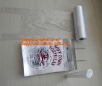 China Wholesale Compostable Biodegradable T-Shirt Bags 100pcs per Pack PLA PBAT for sale