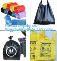 China Biodegradable Compostable T-Shirt Shopping Bags 20x22 Inch 0.012mm Thick 100 Count for sale