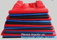 China Biodegradable T-Shirt Shopping Bags 48x52cm 0.05mm Compostable Plastic Carrier Bags for sale