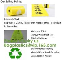 China 100% Biodegradable Compostable Trash Bags 5L-240L PBAT PLA Food Waste Bags for sale