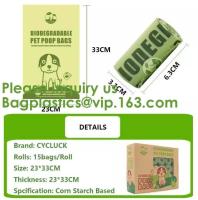 China 100% Biodegradable Compostable Garbage Bags PBAT PLA Cornstarch 5L to 240L Custom Sizes for sale