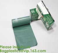 China 100% Biodegradable Compostable T-Shirt Handle Garbage Bags 13 Gallon Heavy Duty Trash Bags for sale