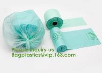 China Biobased Compostable T-Shirt Shopping Bags 48x52cm 0.05mm PLA for sale