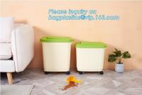 China 20KG 53L PP Pet Food Storage Container with Airtight Lid for Dog Cat Food for sale