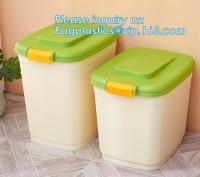 China 20KG 53L PP Pet Food Storage Container with Airtight Lid for Dog Cat Food for sale