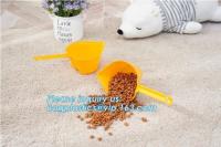 China Durable Pet Food Scoop Spoon 500ml 250ml with Bag Clip Break Resistant Dog Cat Feeding Tool for sale