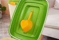 China PP Plastic Pet Food Storage Container 20kg 53L Airtight Eco Friendly with Lid for sale