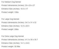 China Eco Friendly Large Plastic Outdoor Dog Kennel House for Big Dogs 53L Capacity for sale