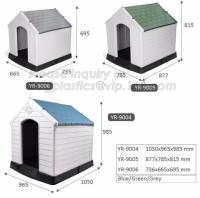 China Large Insulated Plastic Dog House Waterproof Pet Kennel 53 Liter Durable Outdoor Shelter for sale