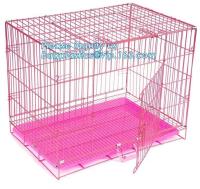 China Commercial Stainless Steel Metal Welded Dog Cage Heavy Duty Outdoor Kennel 60cm for sale