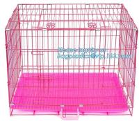 China Commercial Stainless Steel Metal Welded Dog Cage Heavy Duty Outdoor Kennel 60cm for sale