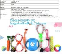 China Dog Rope Toy Set 60cm Non Toxic Cotton Bite Resistant Pet Accessories for sale