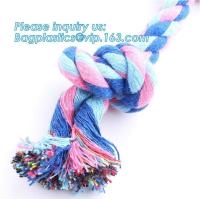 China Cotton Dog Rope Toy Set for Tugging and Teething Durable 60cm Pet Chew Toy for sale