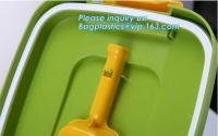 China PP Airtight Round Pet Food Container with Scoop 20kg 53L Eco Friendly Storage for sale