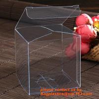 China Custom 0.3mm UV Printing Transparent PET Box for Cosmetics Packaging OEM High Quality for sale
