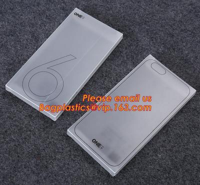 China Frosted Plastic Folding Box with Hanging Hole Custom PET PVC PS 8.8x2x15.5cm for sale