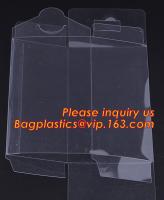 China Custom Clear Plastic Folding Box 8.8x2x15.5cm for Retail Packaging PVC PET PP for sale