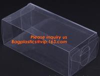 China Custom Clear Plastic Folding Box 8.8x2x15.5cm for Retail Packaging PVC PET PP for sale