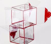 China Clear PET PP Window Box Special Creasing Plastic Packaging Box 8.8x2x15.5cm for sale