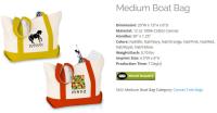 China Natural Canvas Tote Bag 35x40x15cm 227gsm Durable Eco Friendly Shopping Bag for sale