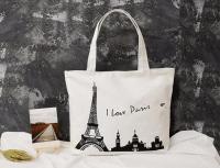 China Recyclable Promotional Canvas Tote Bag 35x40x15cm 227gsm for Shopping Logo Printing for sale