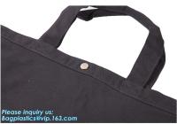 China Custom Eco Friendly Canvas Shopping Bag 35x40x15cm 227gsm Handled Tote Wholesale for sale