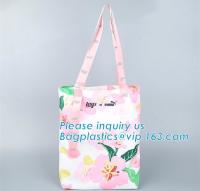China Organic Cotton Canvas Tote Bag with Inner Pocket 35x40x15 cm Eco Friendly Shopping Bag for sale