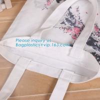 China Custom Logo Large Space Plain Canvas Tote Bag 35x40x15cm 227gsm for Shopping Promotion for sale