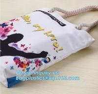 China Custom Logo Large Space Plain Canvas Tote Bag 35x40x15cm 227gsm for Shopping Promotion for sale