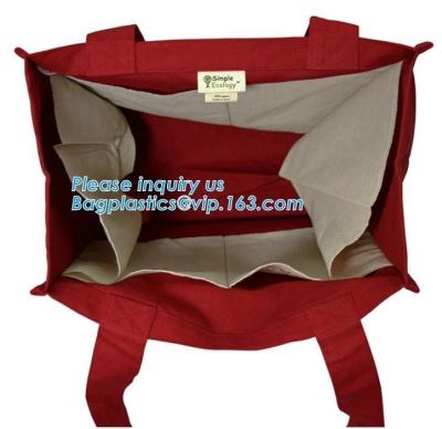 China Custom Canvas Cotton Tote Bag 35x40x15cm Foldable Shopping Bag for Promotions for sale