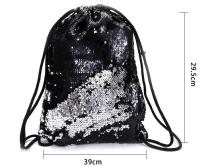 China Mini Sequin Backpack Bow Bling Women Glitter Sequined Travel Bag 35x40x15cm for sale