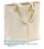 China Custom Eco Friendly Canvas Tote Bag 35x40x15cm Reusable Shopping Bag with Drawstring for sale