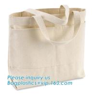 China Custom Eco Friendly Canvas Tote Bag 35x40x15cm Reusable Shopping Bag with Drawstring for sale