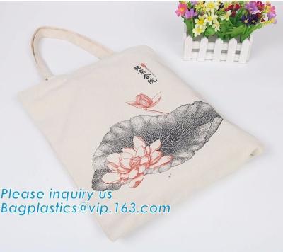China Organic Cotton Shopping Tote Bag with Handles 40x38cm Custom Logo Eco Friendly for sale