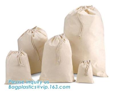 China Organic Cotton Muslin Drawstring Bag Eco Friendly Reusable Produce Mesh 12x16 Inch for sale