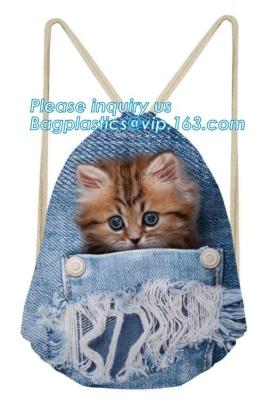 China Custom Logo Organic Cotton Drawstring Gym Bag 35x40cm Reusable Natural Cloth Sack for sale